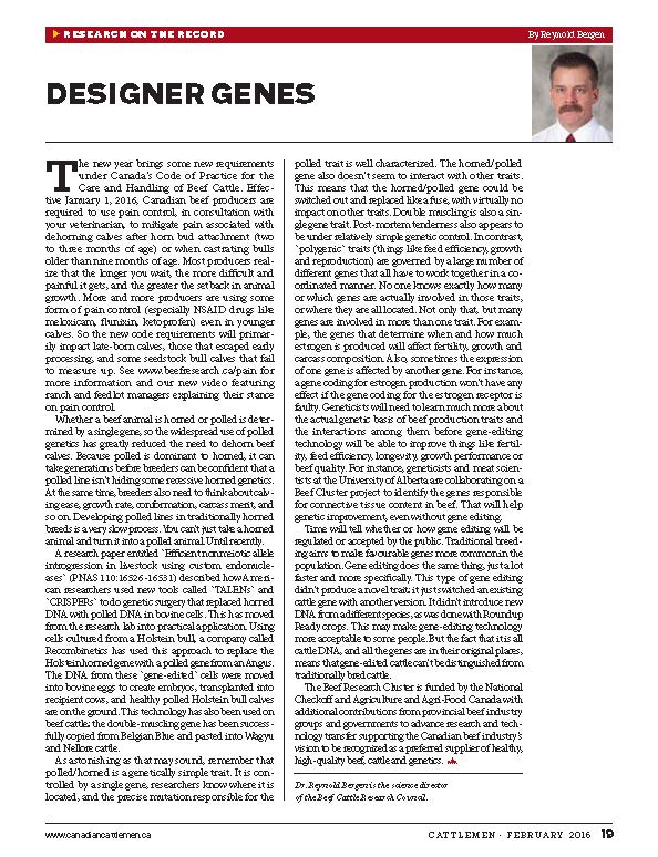 Designer Genes - BeefResearch.ca