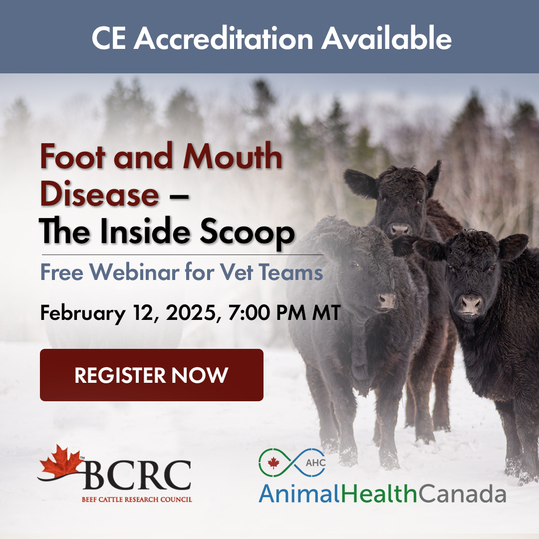 Register for the BCRC's Beef Webinar Series -- BeefResearch.ca