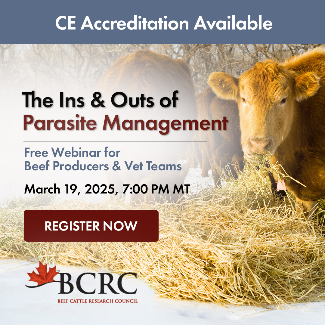 Register for the BCRC's Beef Webinar Series -- BeefResearch.ca